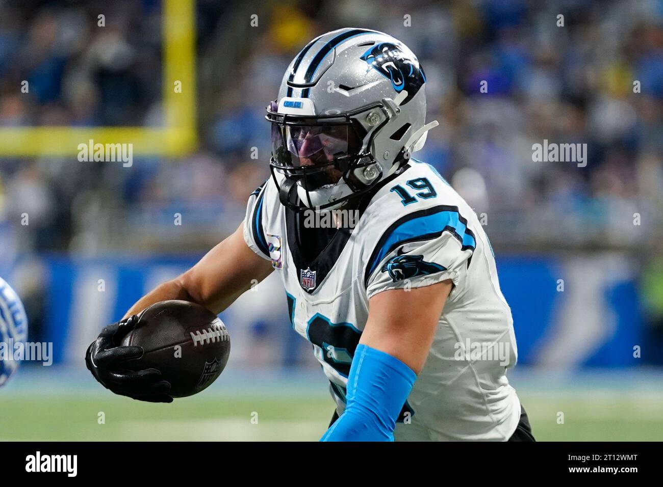 Carolina Panthers wide receiver Adam Thielen (19) catches a pass ...