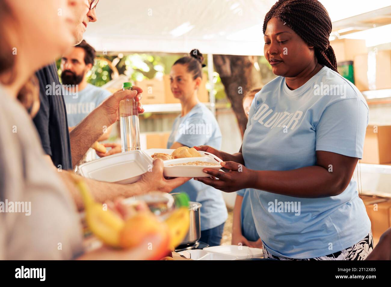 Food bank showing food hi-res stock photography and images - Alamy