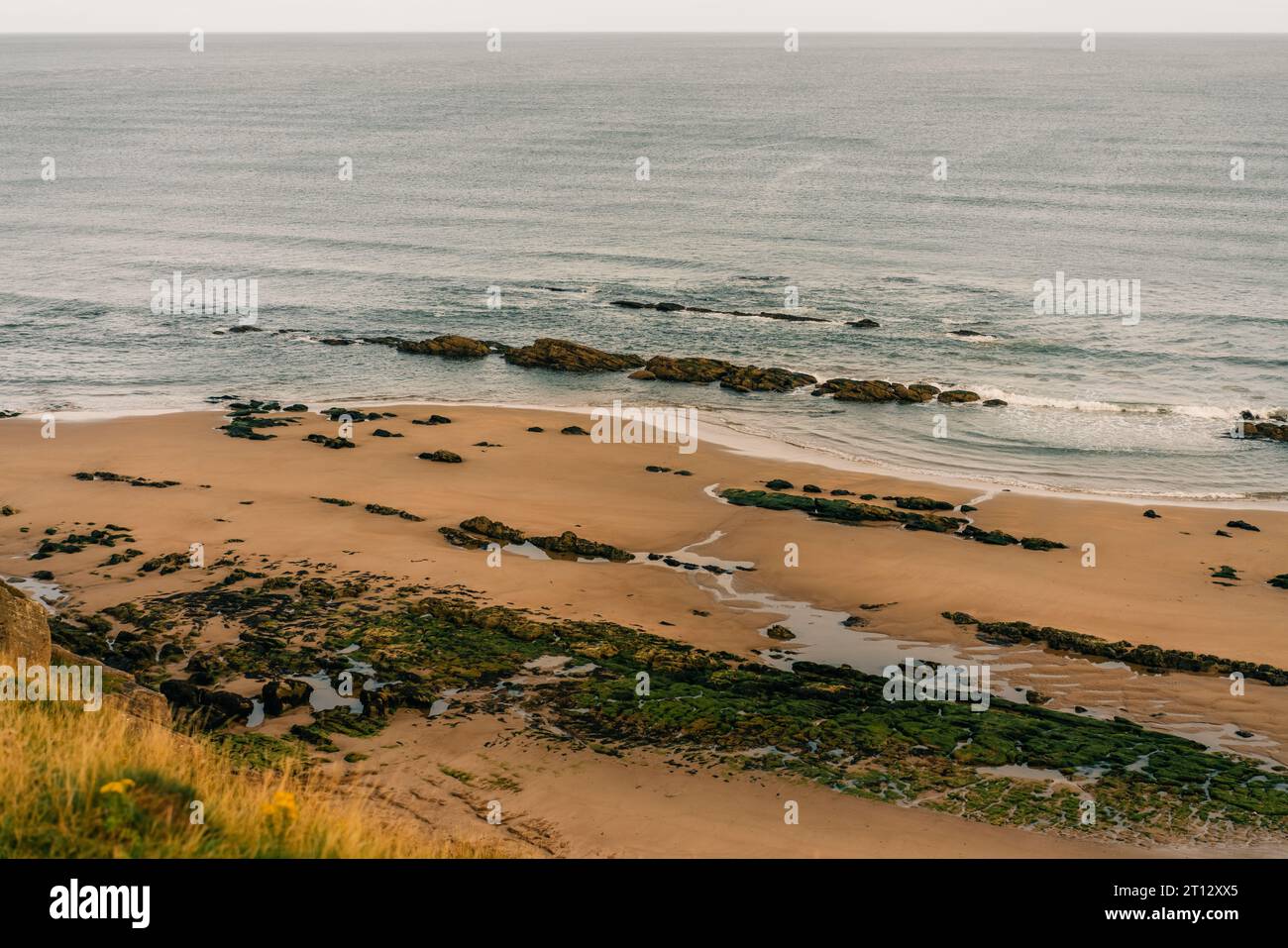Cocklawburn Beach from the Dunes, a rural beach within Northumberland ...