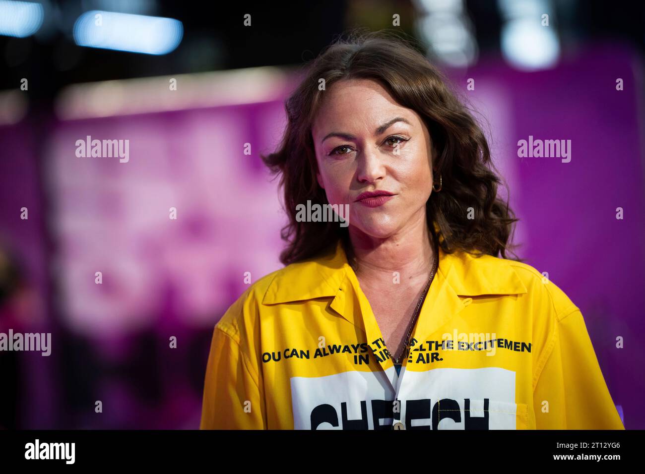 Jaime Winstone poses for photographers upon arrival for the World ...