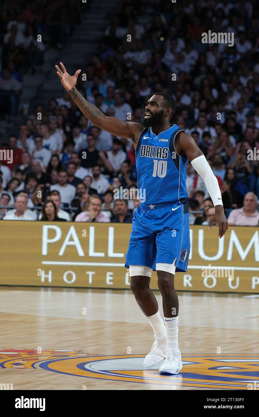 Tim Hardaway Jr. of Dallas Mavericks during the Exhibition game between ...