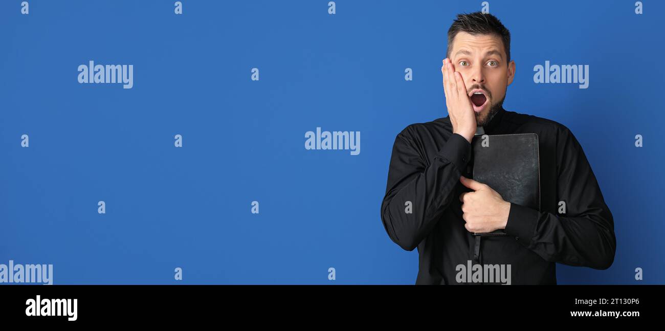 Christian priest man surprised hi-res stock photography and images - Alamy