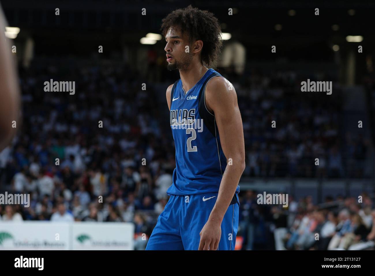 Dereck Lively II of Dallas Mavericks during the Exhibition game between ...