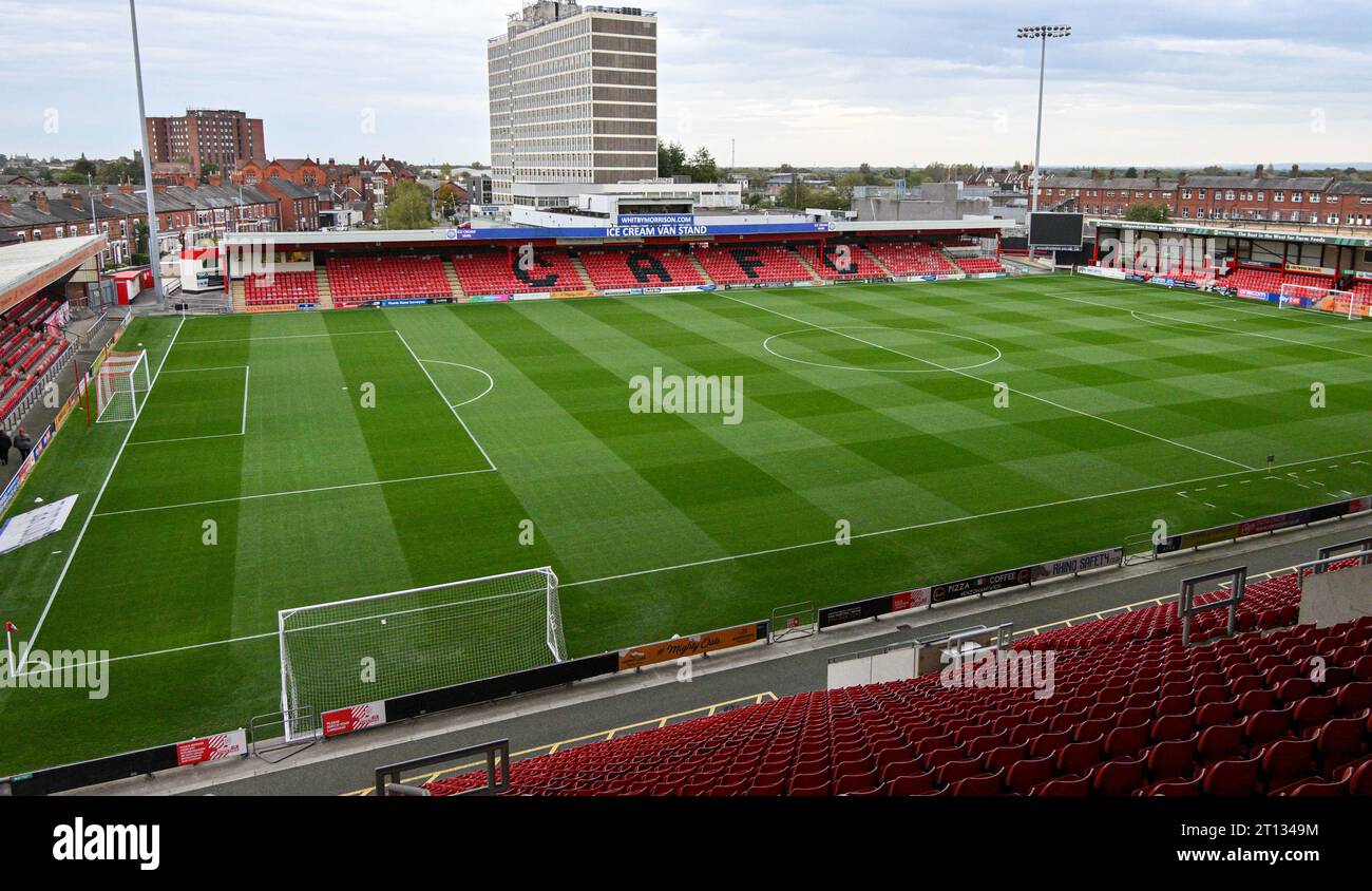 Alexandra Stadium waits ahead of the match, during the EFL Trophy match ...