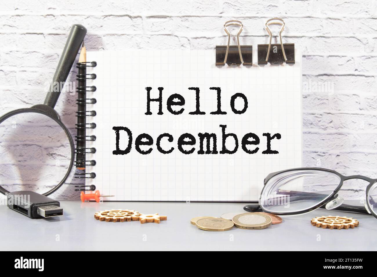 Hello december hi-res stock photography and images - Alamy