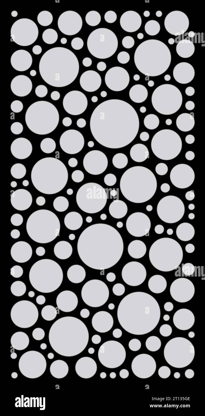 Decorative Template for laser cutting circles Vector Stock Vector Image ...
