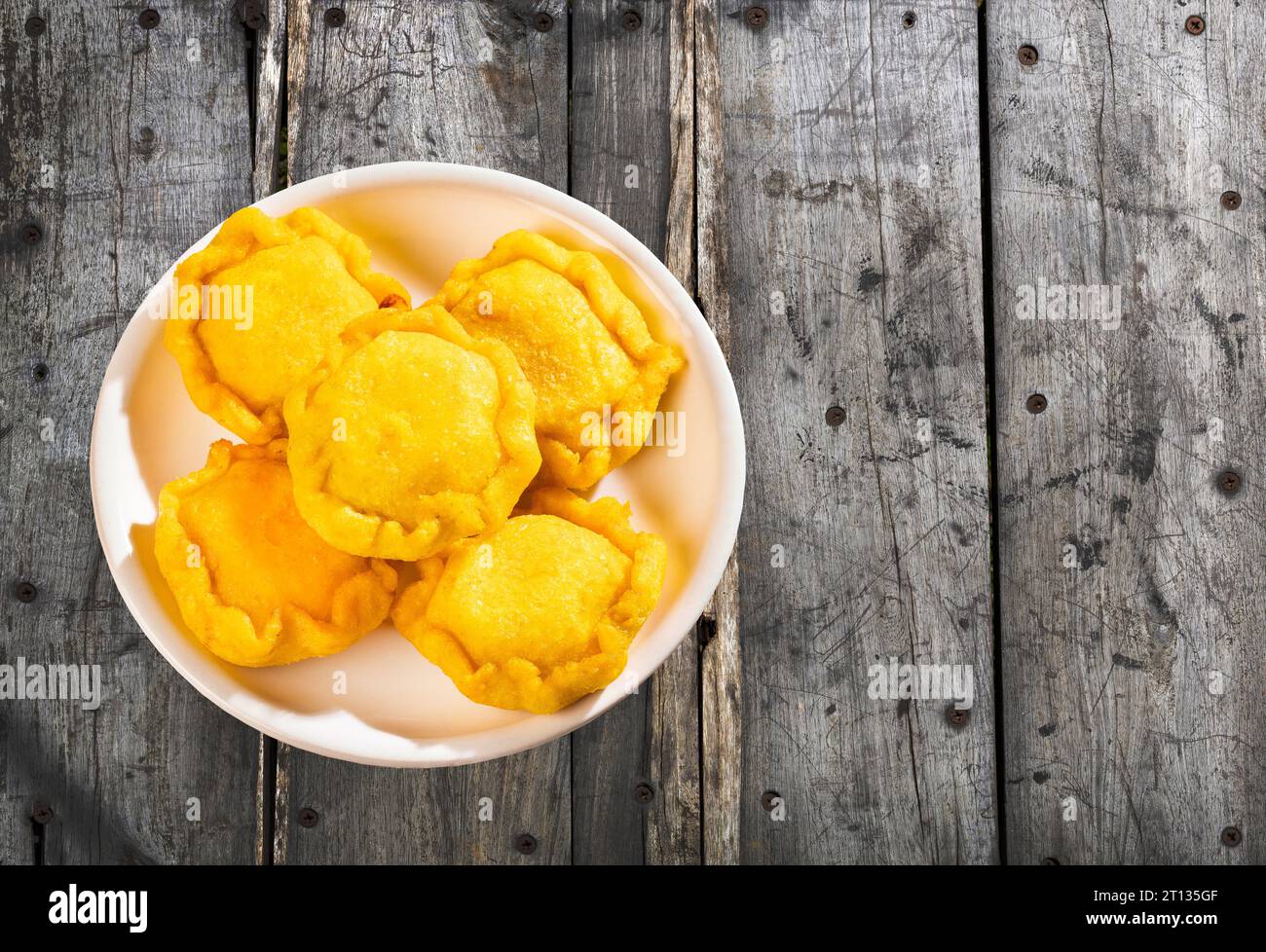 chicken fried pasteles - Traditional Colombian gastronomy Stock Photo ...