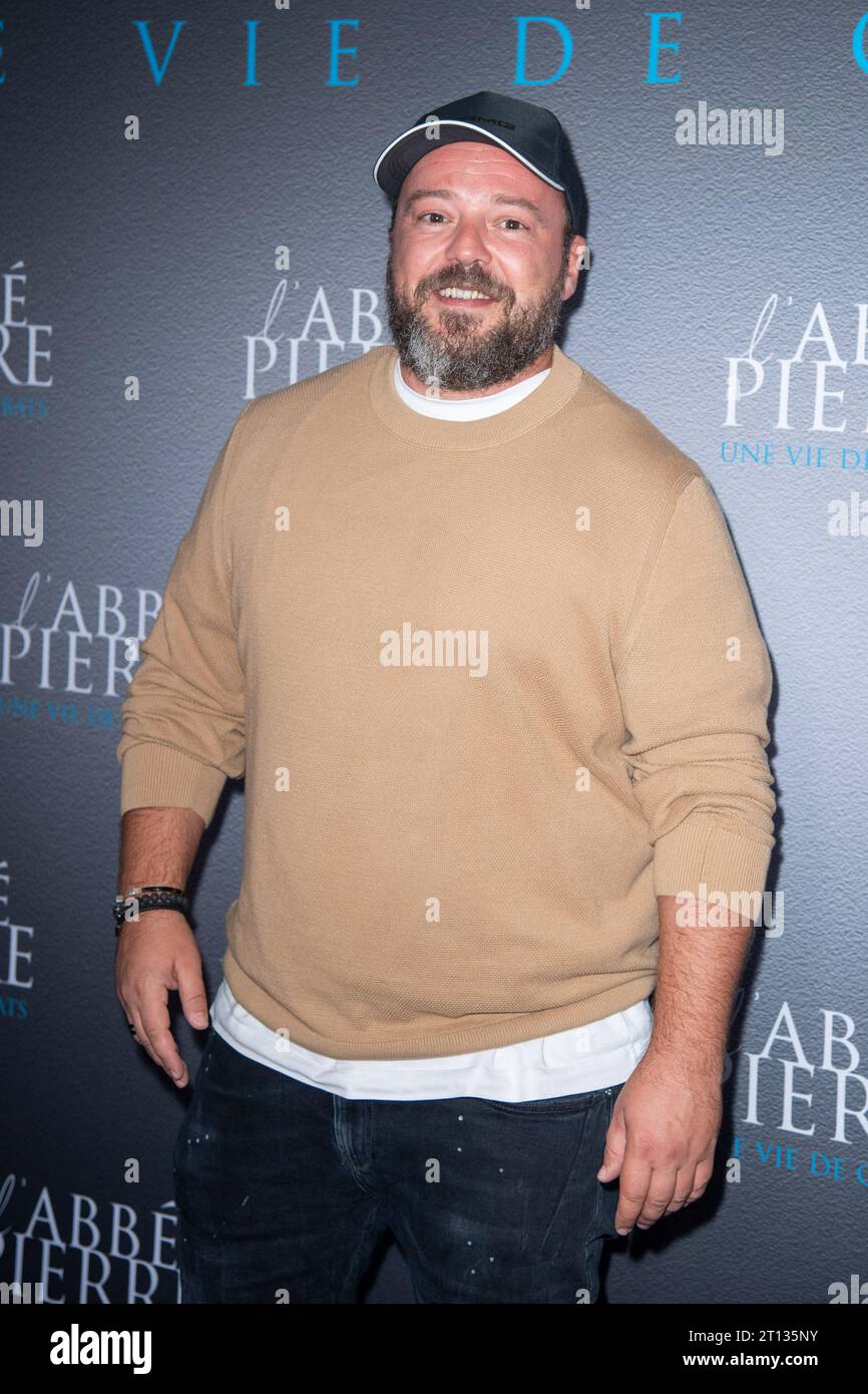Alban Ivanov attending the L'Abbe Pierre, Une Vie De Combats Premiere ...