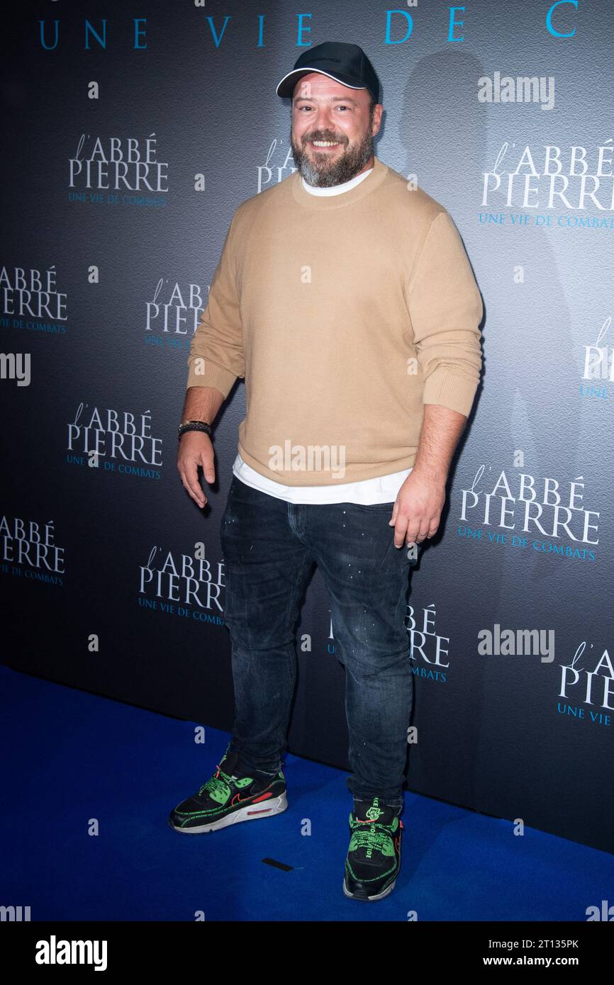 Alban Ivanov attending the L'Abbe Pierre, Une Vie De Combats Premiere ...
