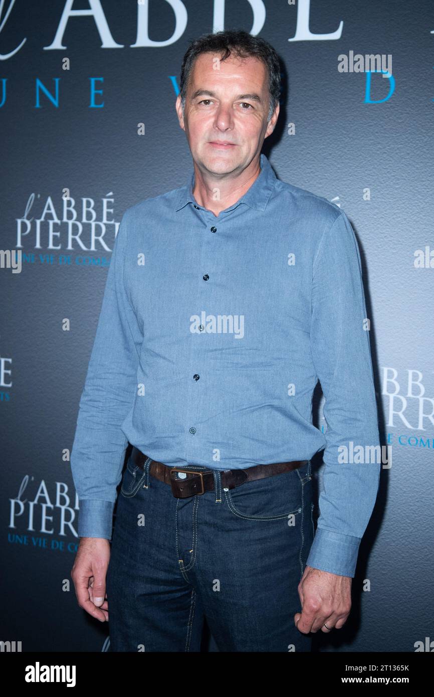 Paris, France. 10th Oct, 2023. Christophe Robert attending the L'Abbe Pierre, Une Vie De Combats ...