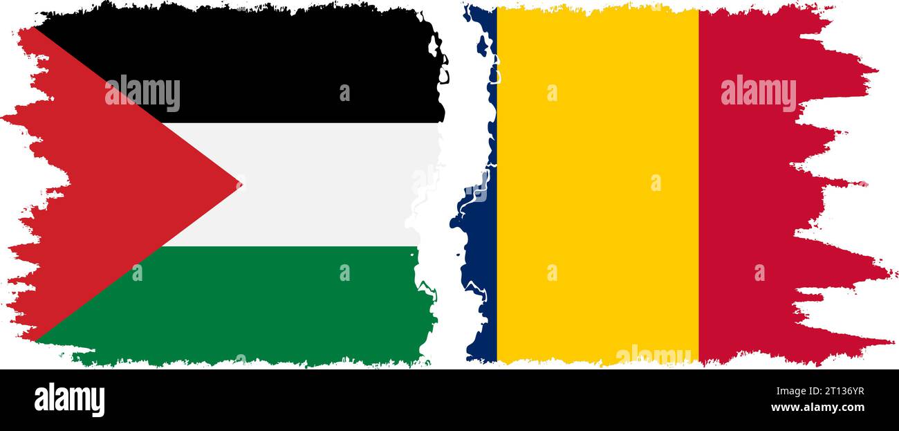 Palestine chad flag Stock Vector Images - Alamy