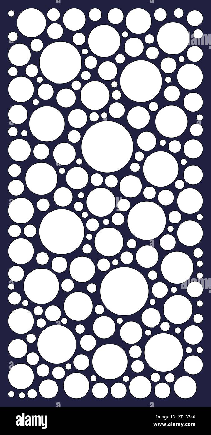 Decorative Template for laser cutting circles Vector Stock Vector Image ...