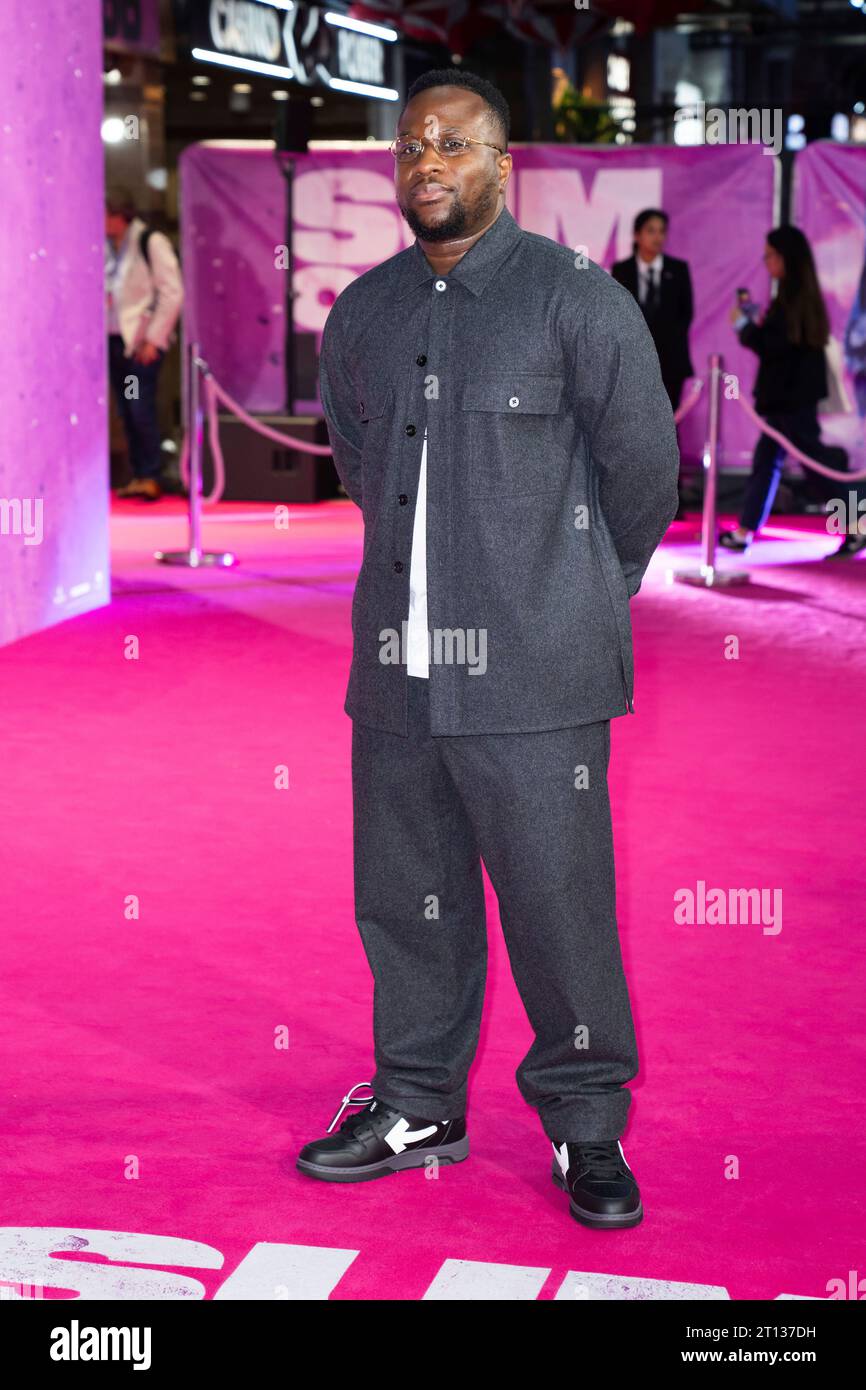 Babatunde Aleshe poses for photographers upon arrival for the World ...