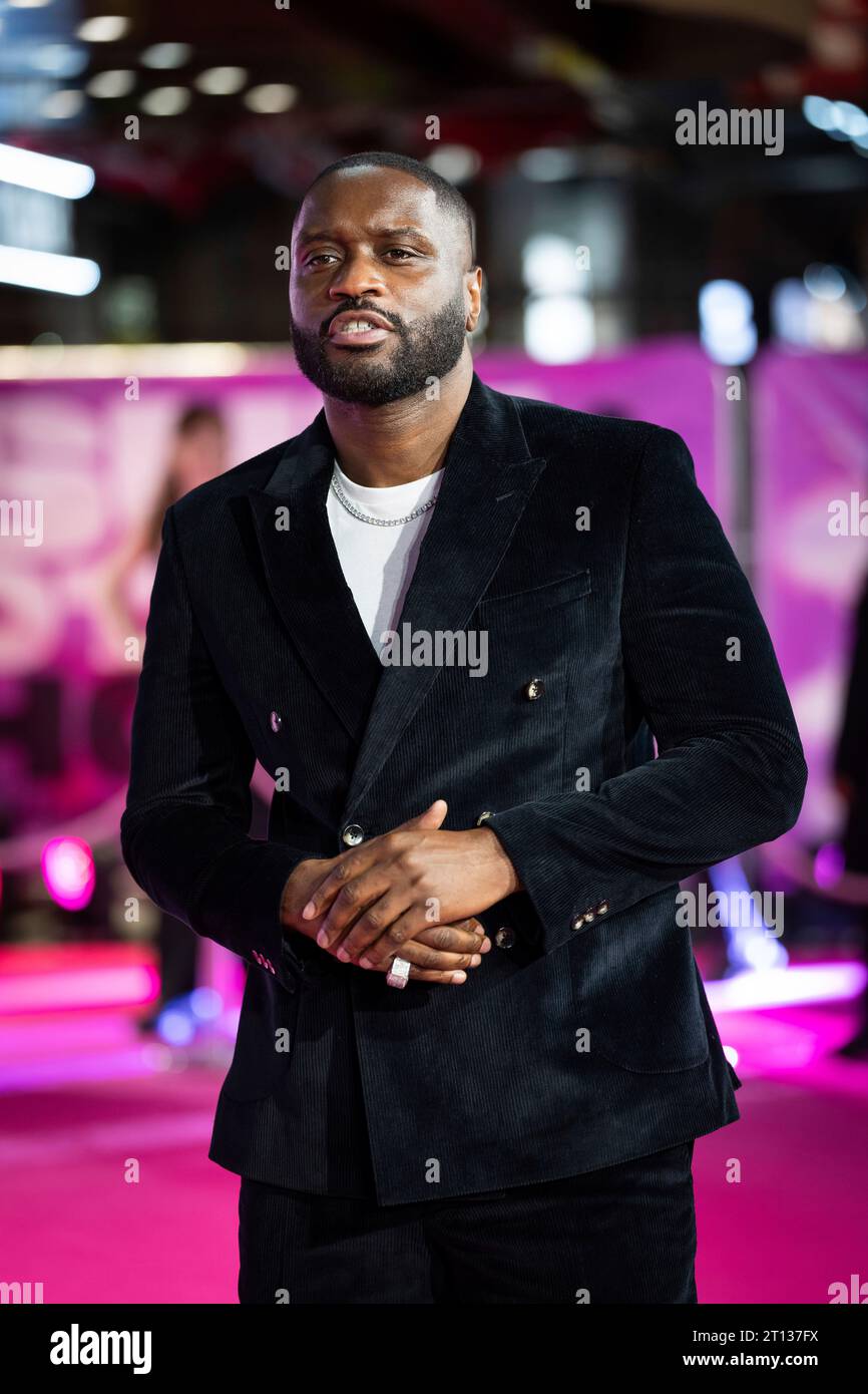 Lethal Bizzle poses for photographers upon arrival for the World ... Lethal Bizzle poses for photographers upon arrival for the World ...