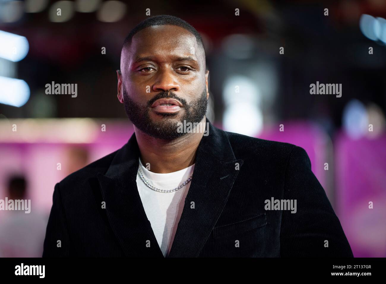 Lethal Bizzle poses for photographers upon arrival for the World ... Lethal Bizzle poses for photographers upon arrival for the World ...