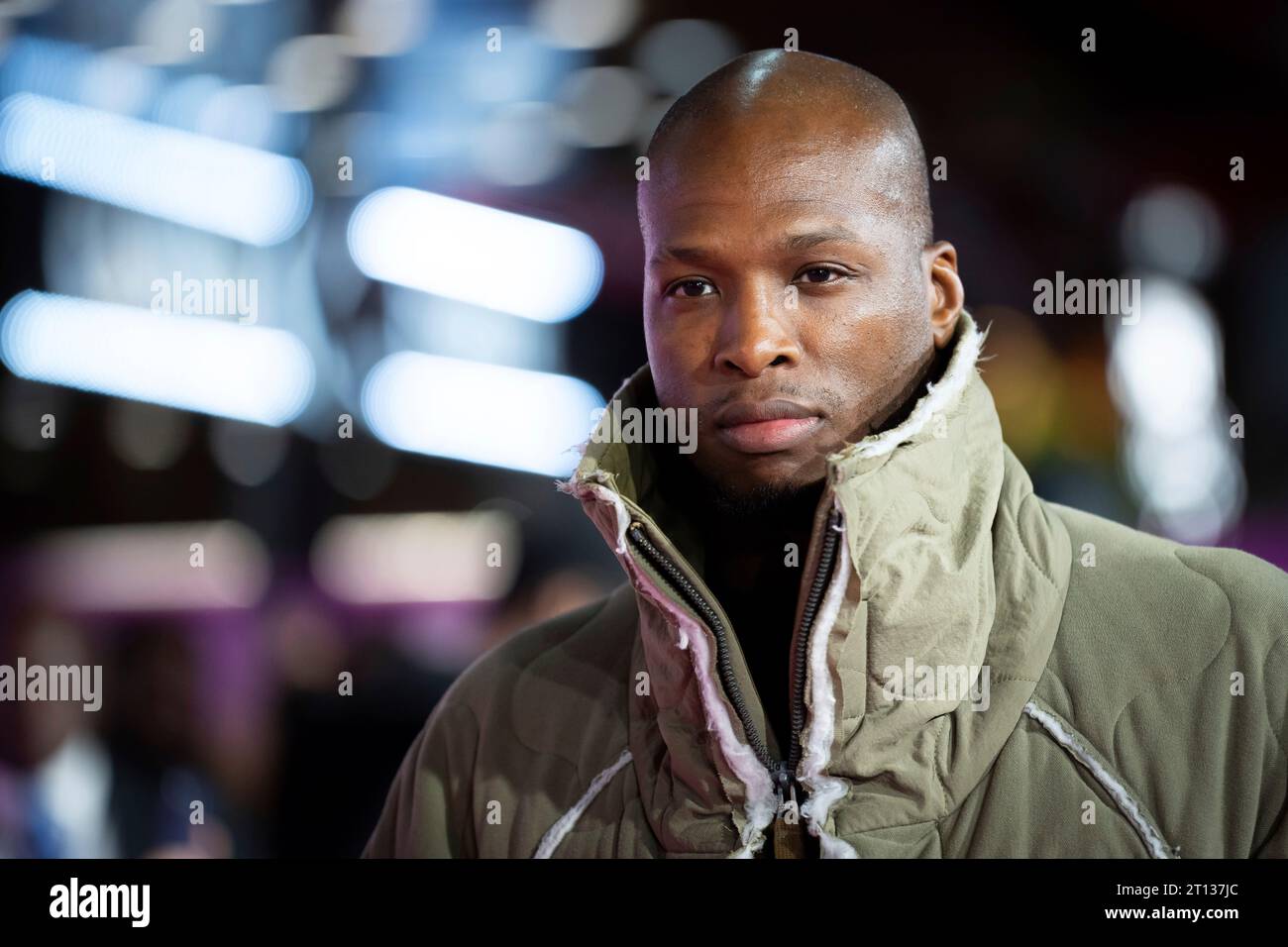 Michael Page poses for photographers upon arrival for the World ...