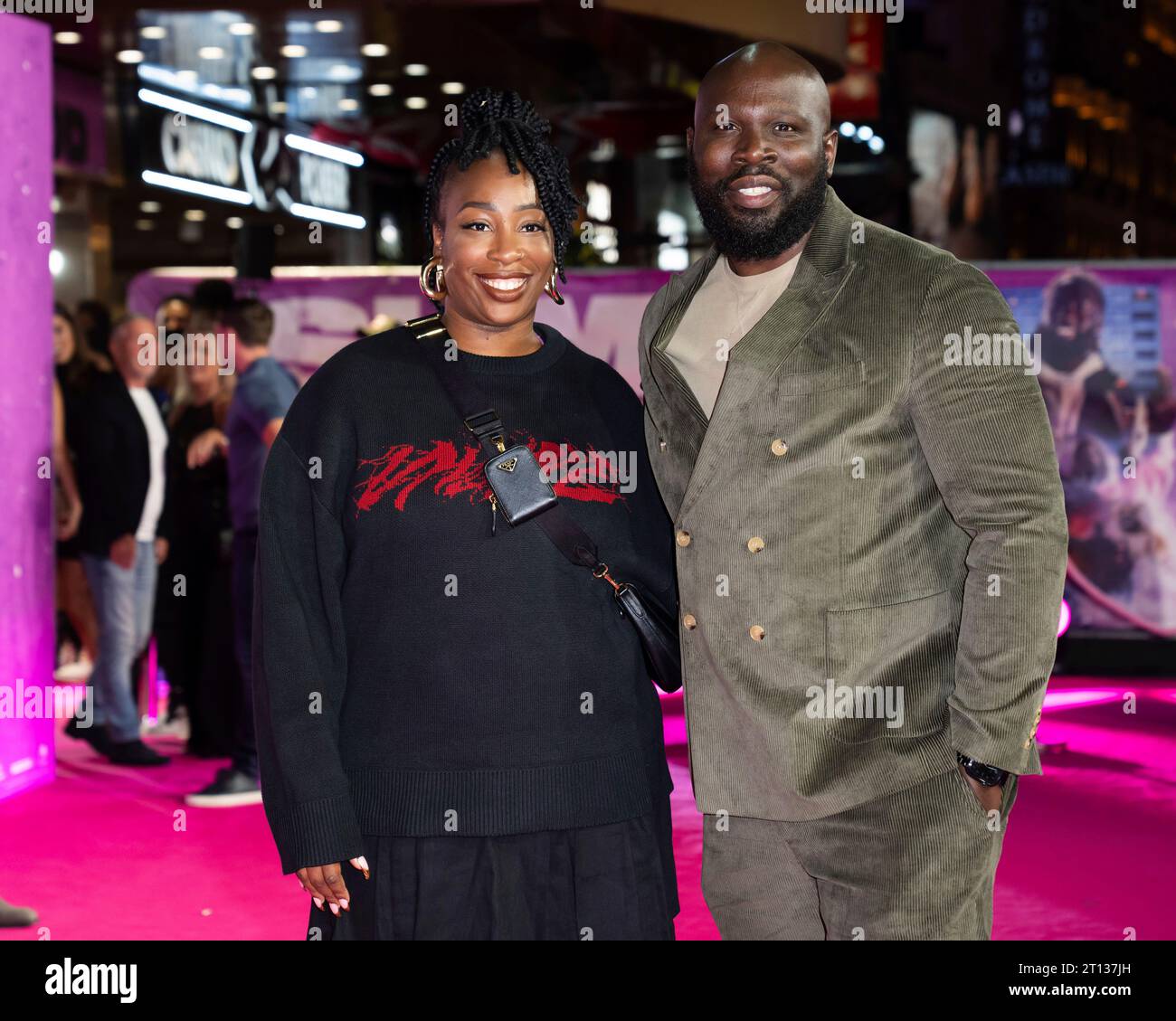 Kevin Garry, right, poses for photographers upon arrival for the World ...