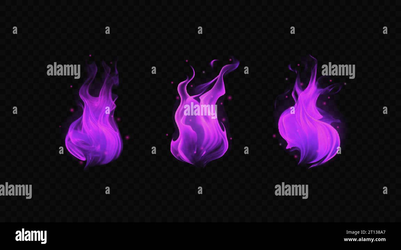Purple flame paint Stock Vector Images - Alamy