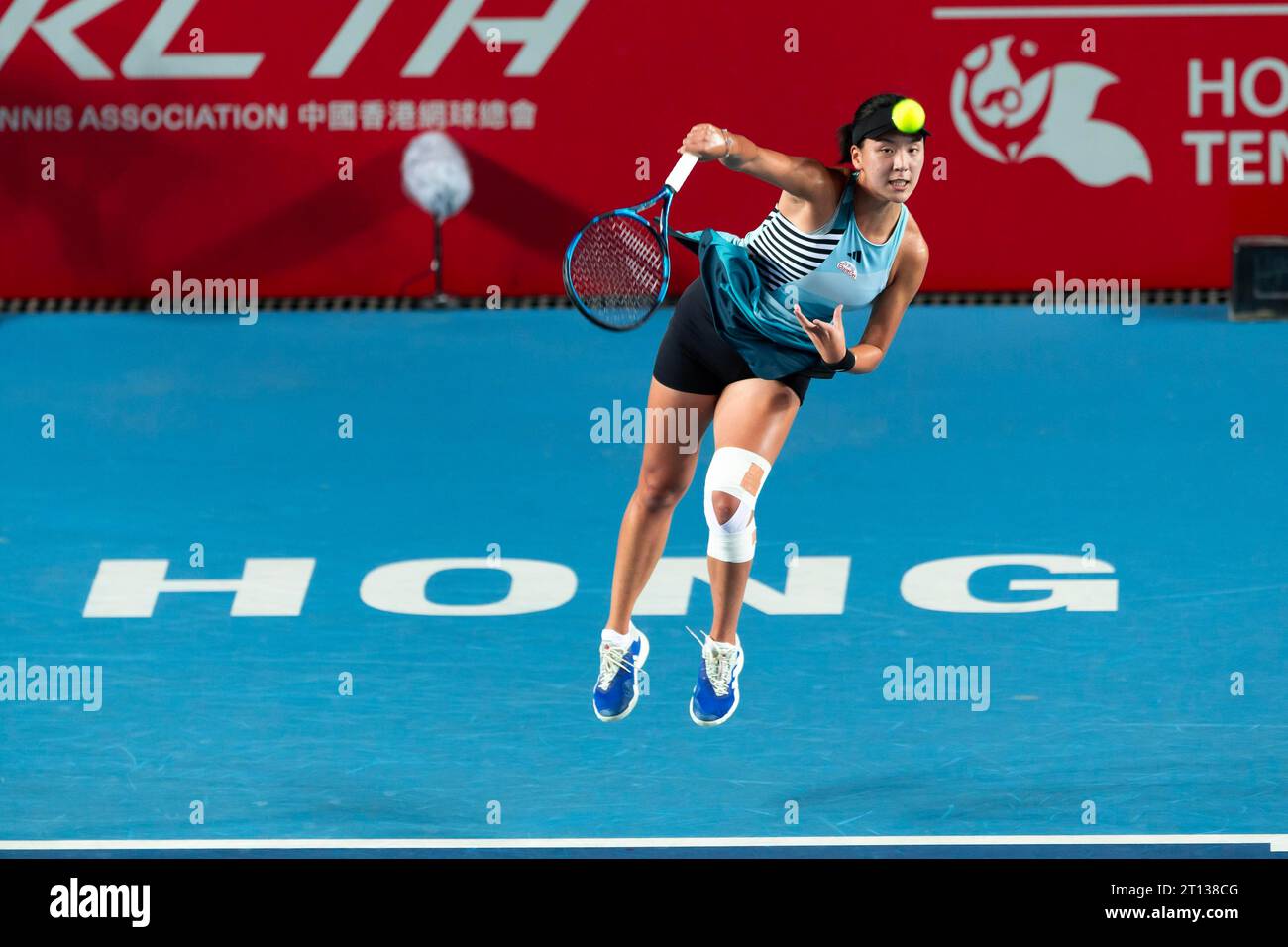 Hong Kong, China. 10th Oct, 2023. Xinyu Wang of China seen in action ...