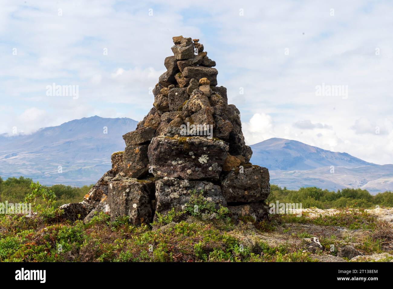 Rock Pile, Landmannalaugar, a location in Iceland's Fjallabak Nature ...