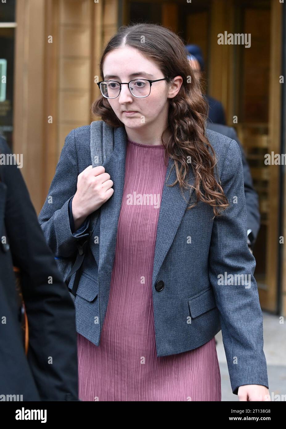 New York, New York, USA. 10th Oct, 2023. CAROLINE ELLISON, star witness ...