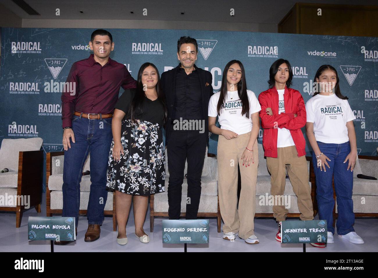 Mexico City, Mexico. 10th Oct, 2023. (L-R) Sergio Juarez, Paloma Noyola ...