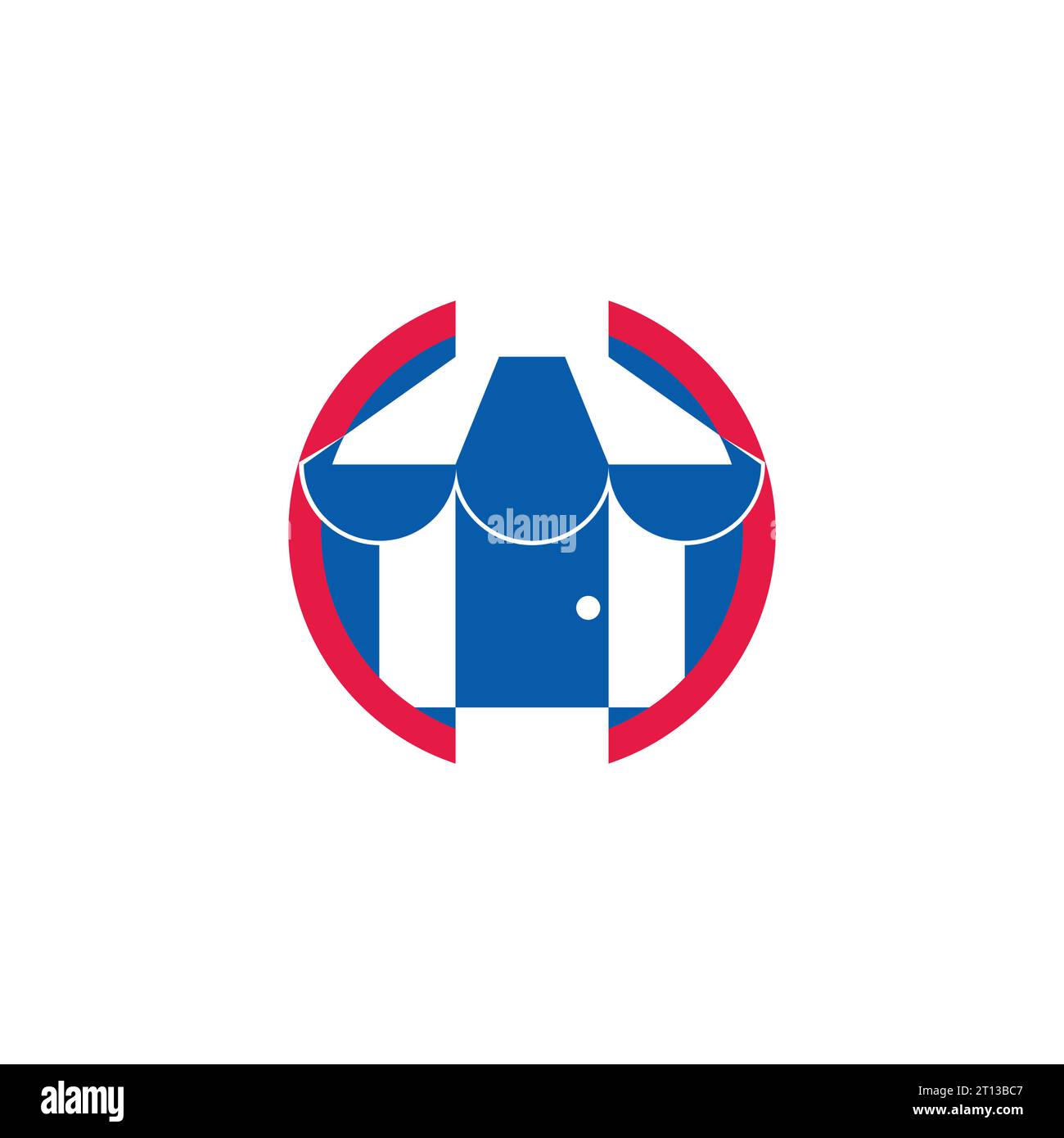 simple colorful circus tent symbol icon vector Stock Vector Image & Art ...