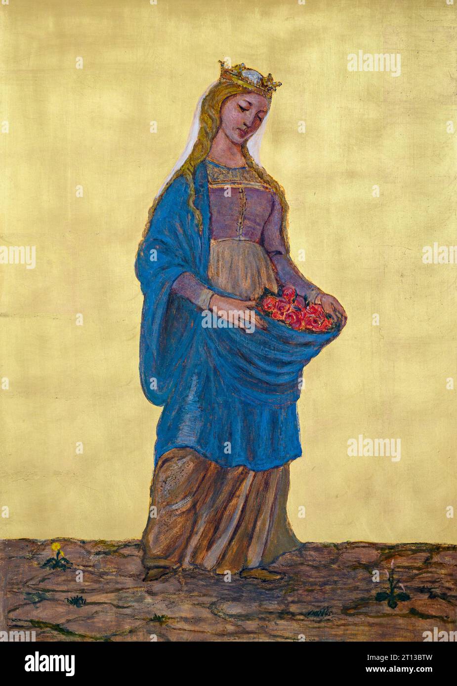 Saint Elizabeth of Hungary (of Thuringia) in the Church of the Holy ...
