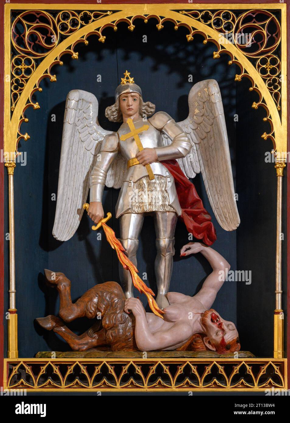 Saint Michael the Archangel Stock Photo - Alamy