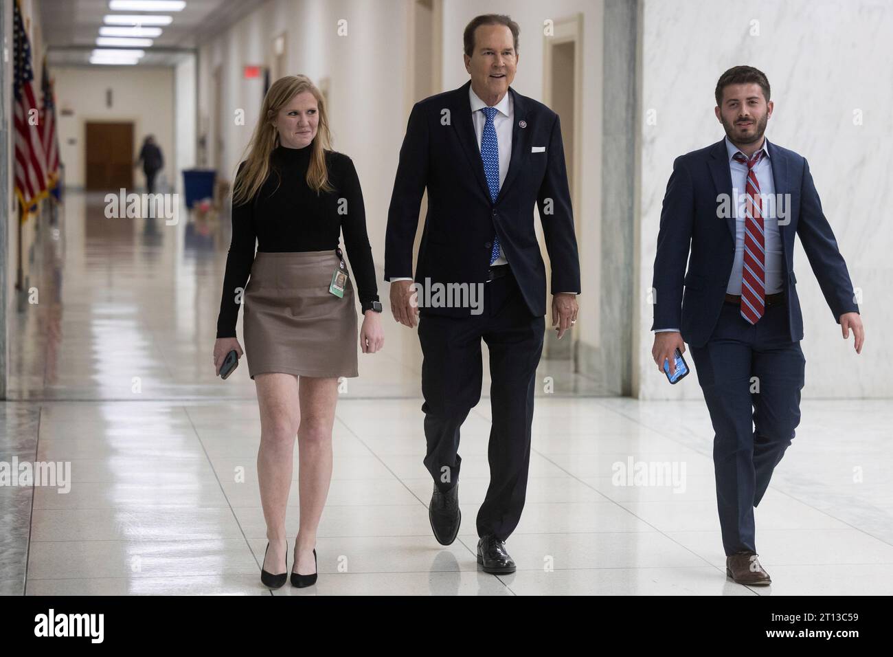 Rep. Vern Buchanan (R-Fla.) arrives for a meeting on Capitol Hill Oct ...
