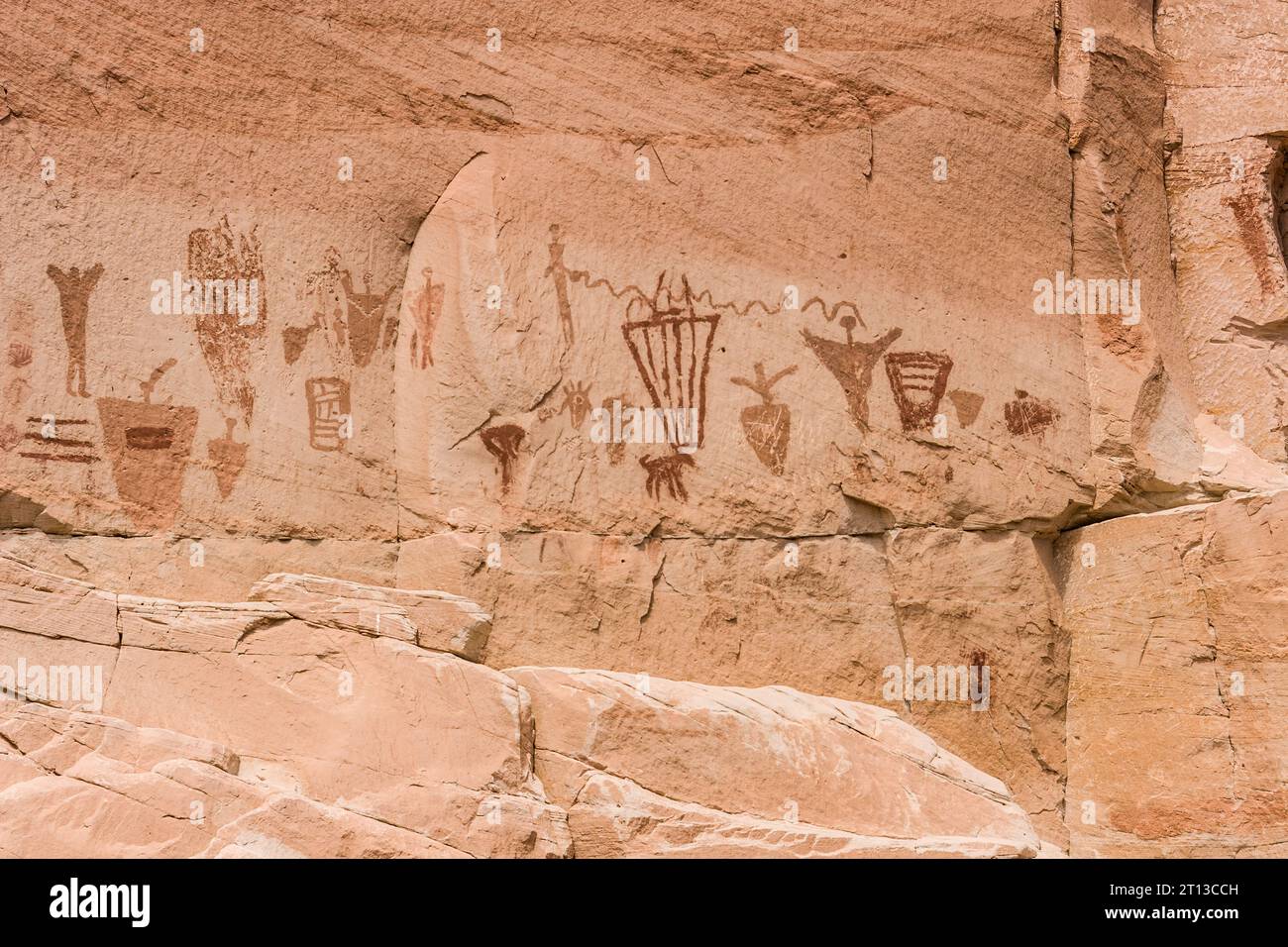 Great Gallery at Horseshoe Canyon, Canyonlands National Park, Utah, USA ...