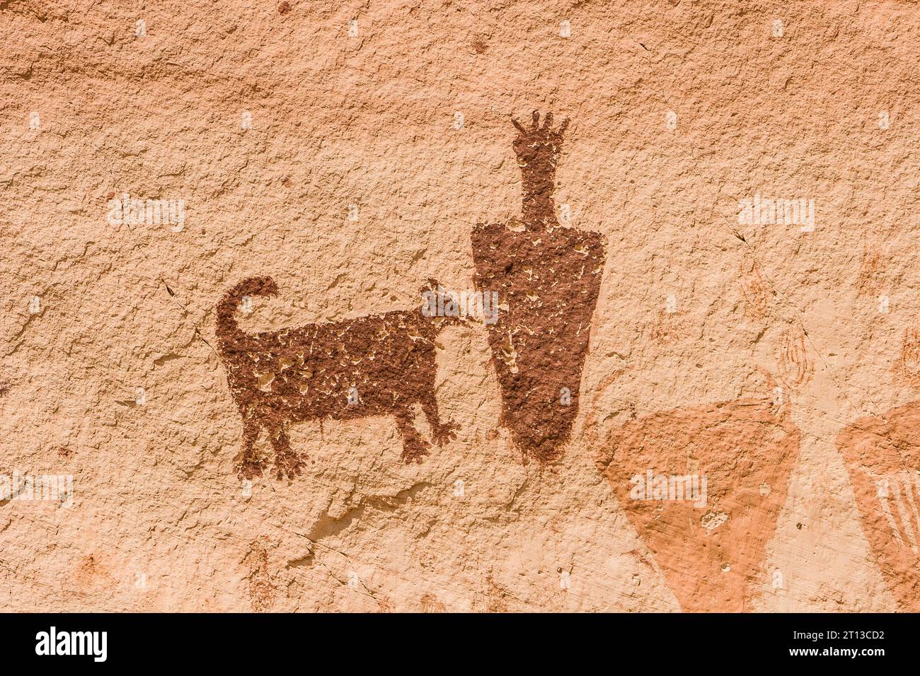 Section of the Great Gallery at Horseshoe Canyon, Canyonlands National ...