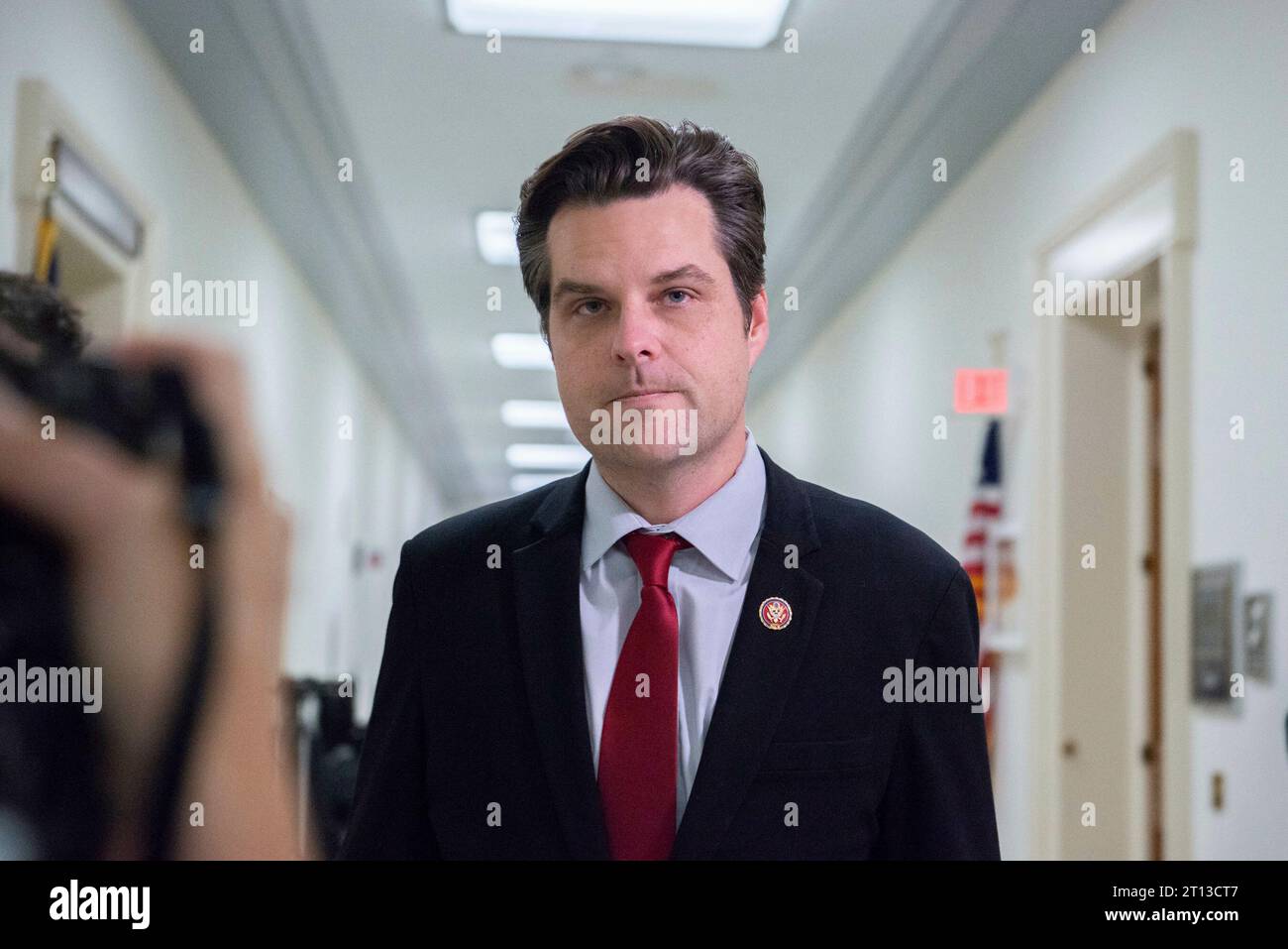United States Representative Matt Gaetz (Republican of Florida) exits a ...