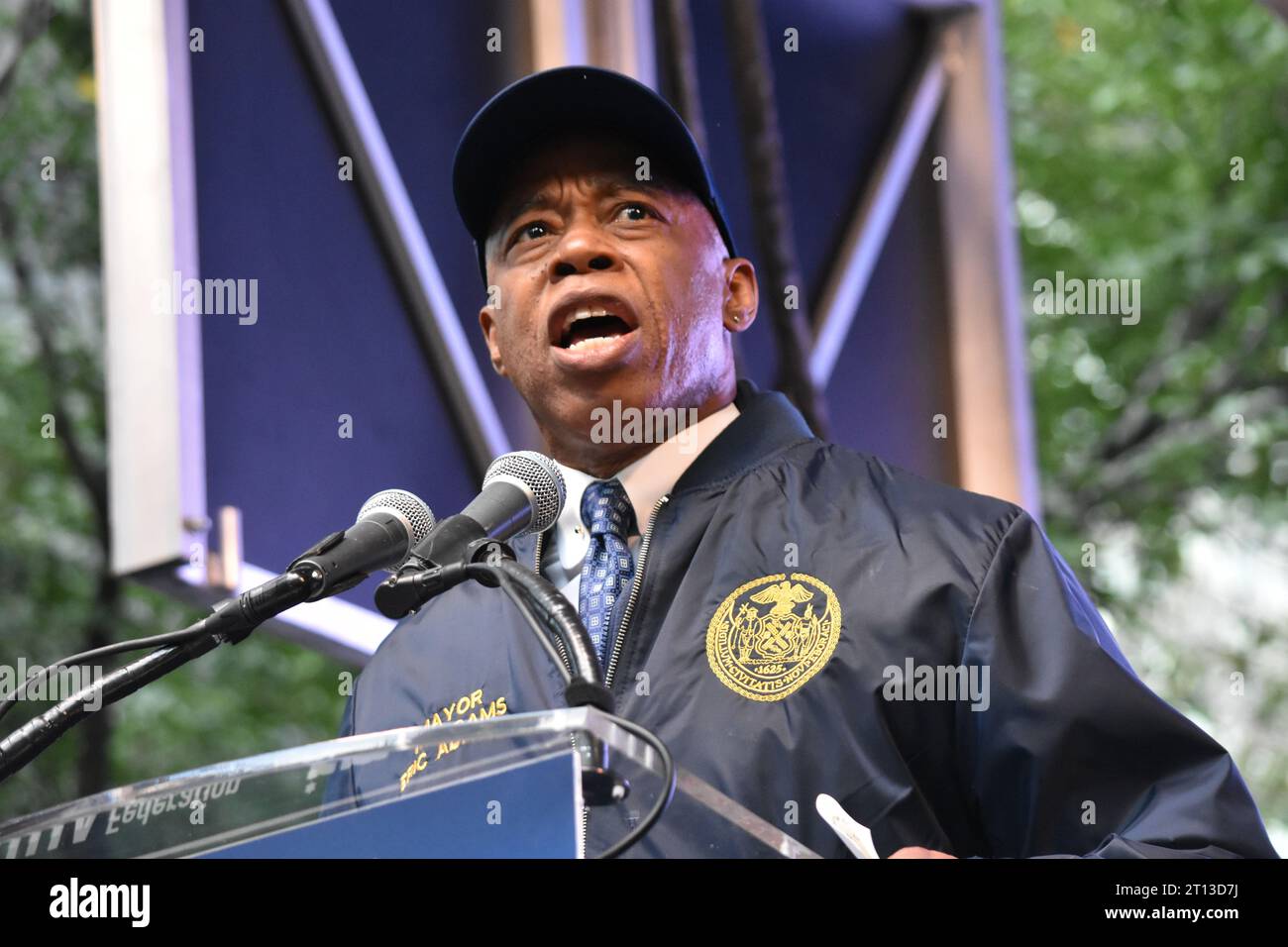 Manhattan, United States. 10th Oct, 2023. Mayor of New York City Eric ...