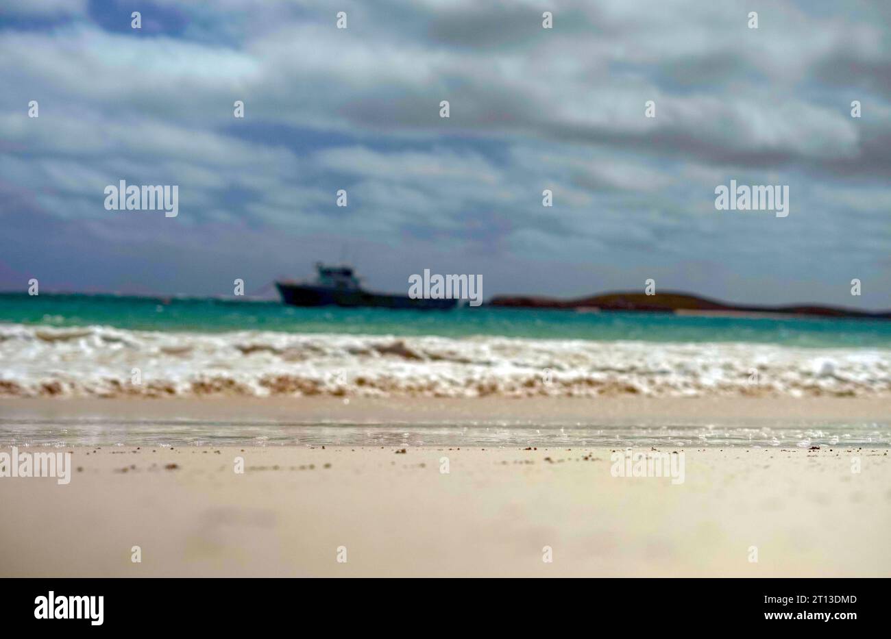 A view of the beach at Lancelin which is situated north of Perth ...