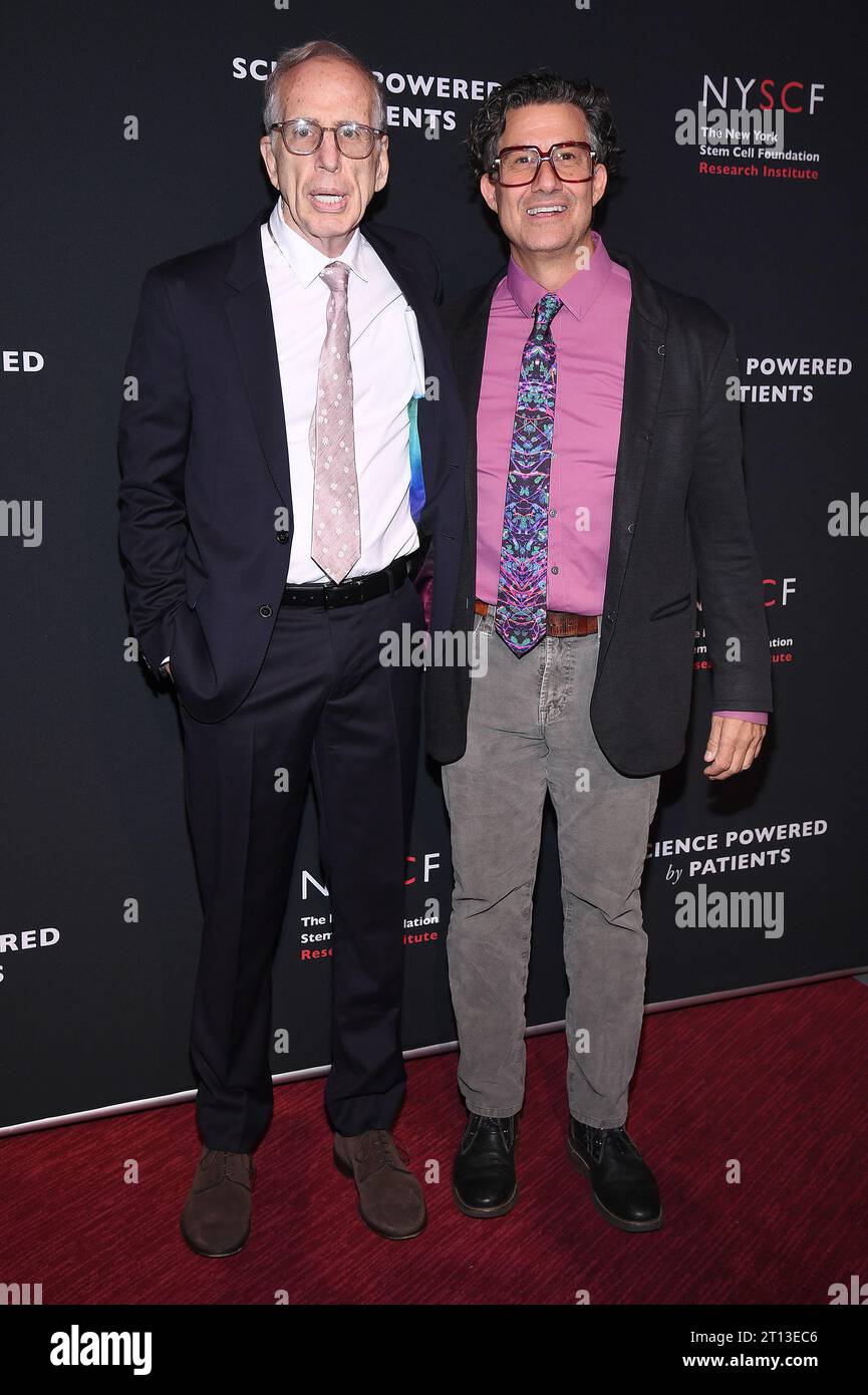 New York, USA. 10th Oct, 2023. (L-R) Film producer Jerry Zucker and ...