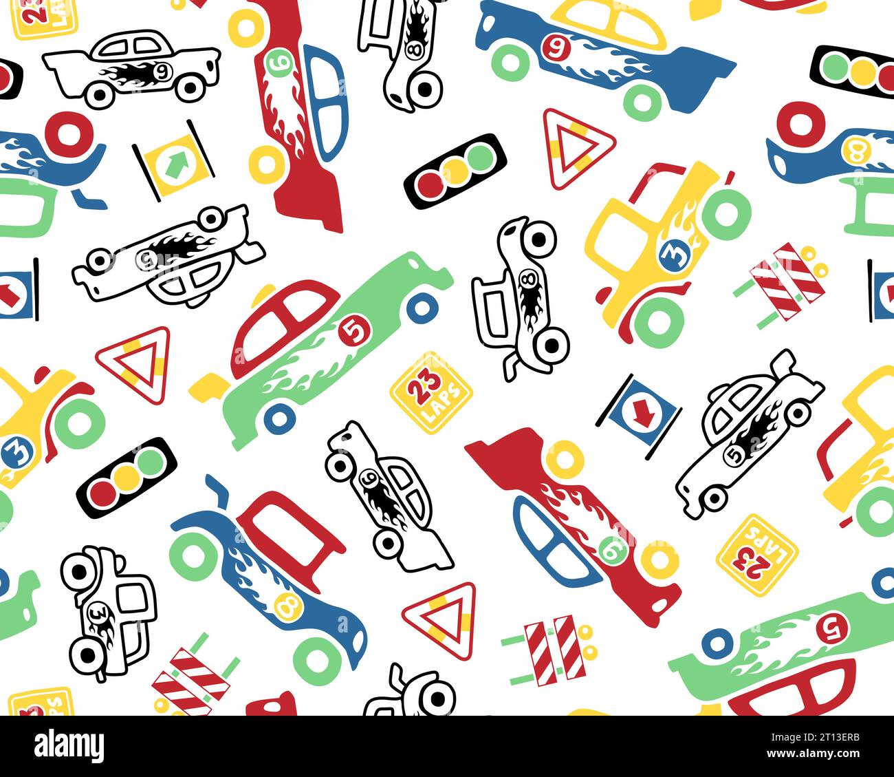 Vintage car cartoon education hi-res stock photography and images - Alamy