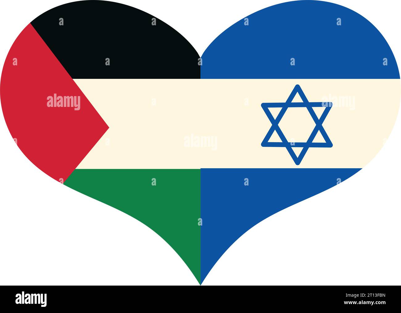 Israel palestine love Stock Vector Images - Alamy