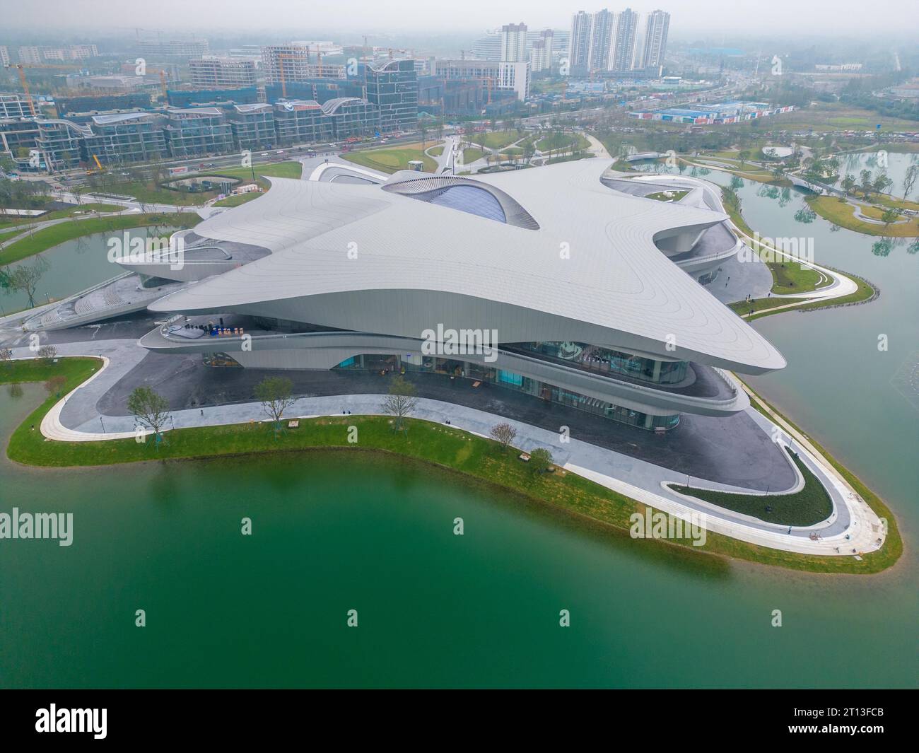 **CHINESE MAINLAND, HONG KONG, MACAU AND TAIWAN OUT** Aerial photo ...