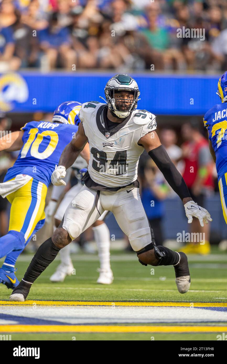 Philadelphia Eagles defensive end Josh Sweat (94) rushes against the ...