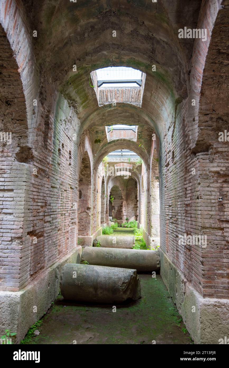 Amphitheatre of Capua in Santa Maria Capua Vetere - Italy Stock Photo ...
