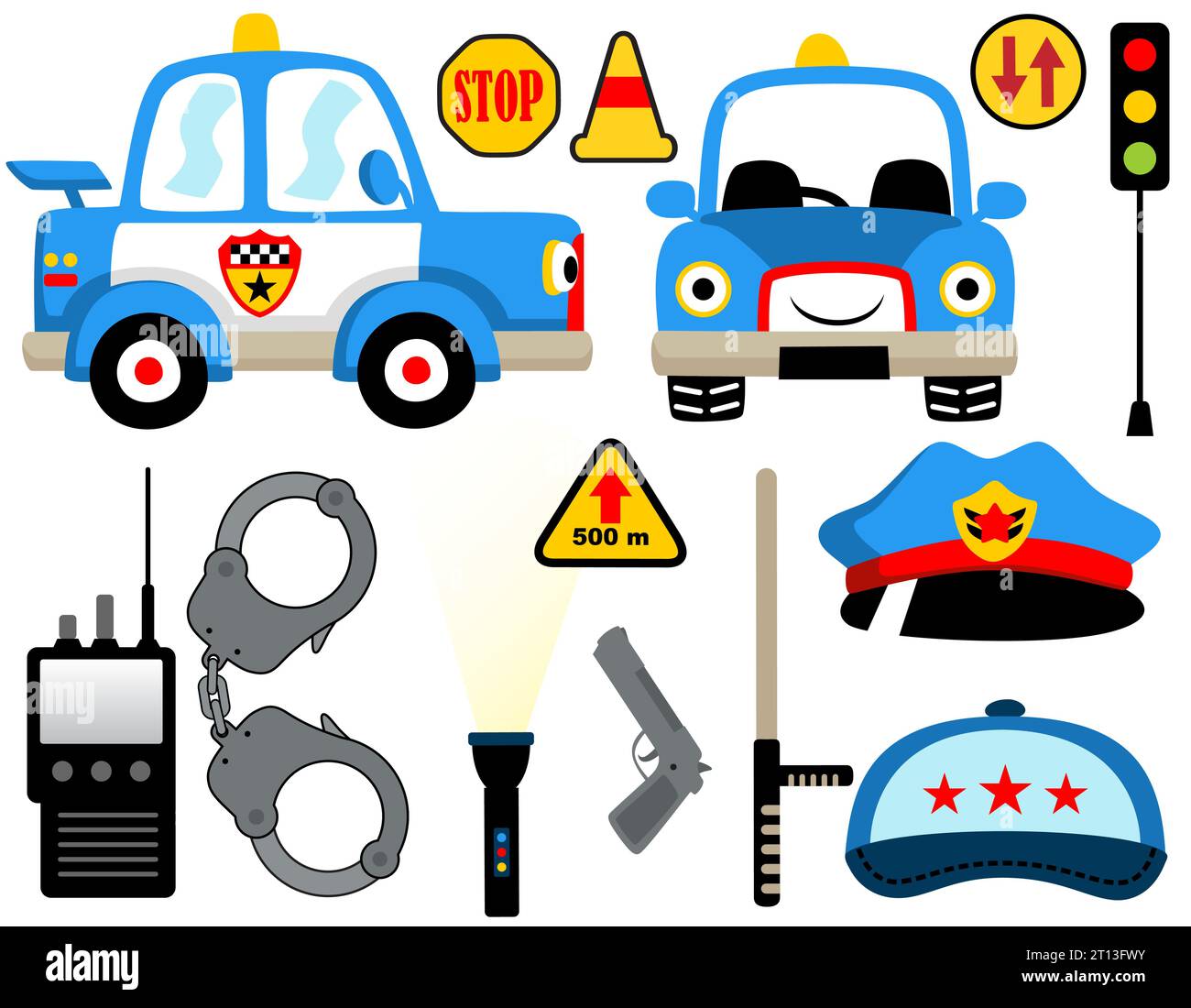 Vector cartoon set Stock Vector Images - Alamy