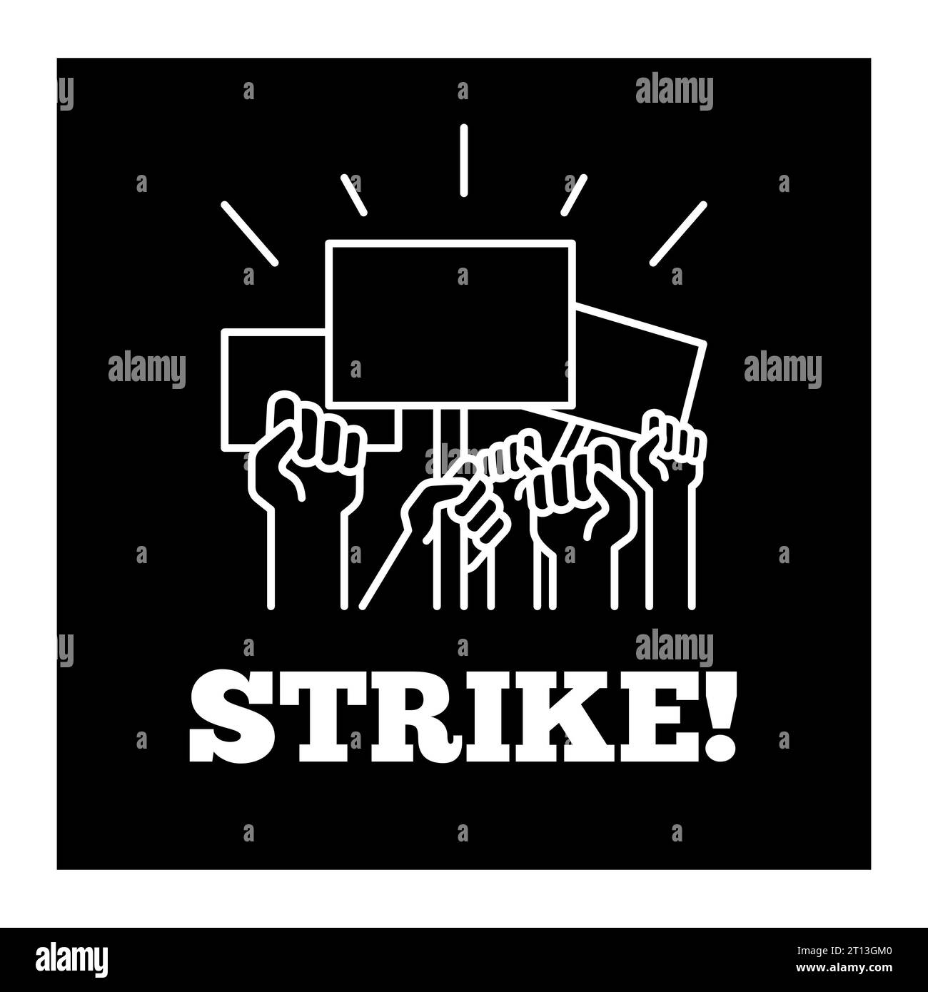 Solidarity illustration Black and White Stock Photos & Images - Alamy