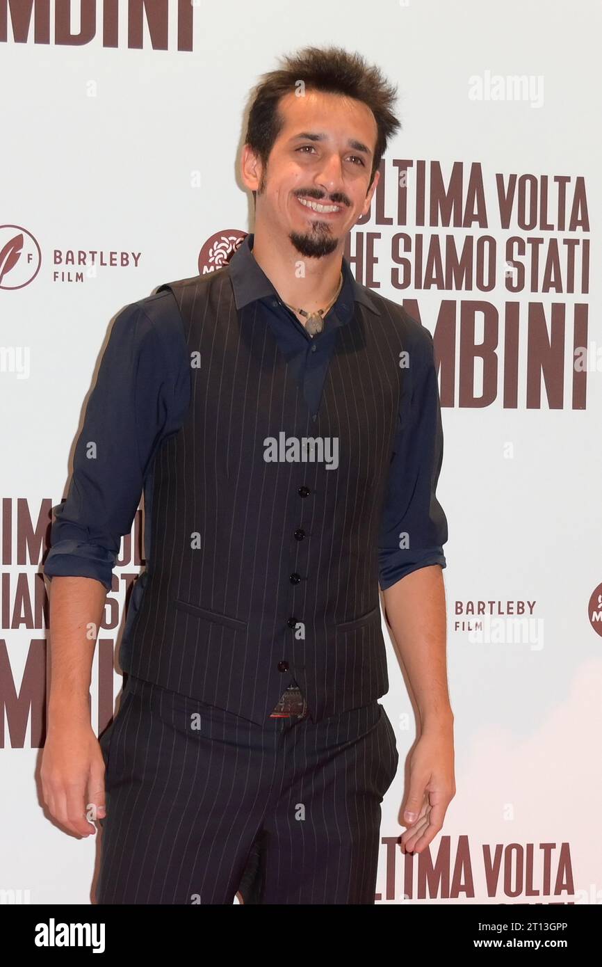 Rome, Italy. 10th Oct, 2023. Roberto Lipari attends the red carpet of ...