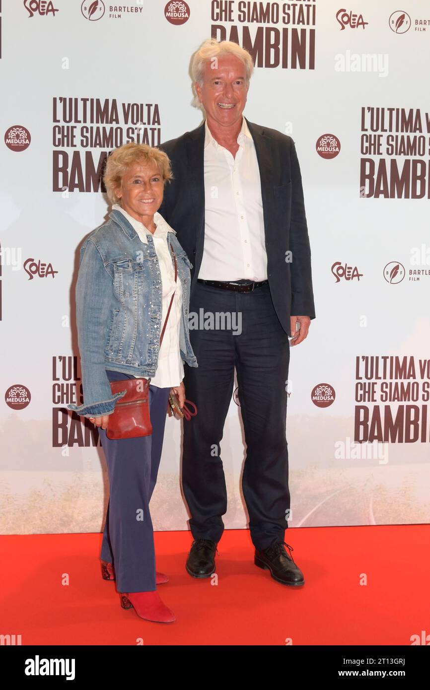 Rome, Italy. 10th Oct, 2023. Cinzia Th Torrini (L) and Ralph Palka (R ...