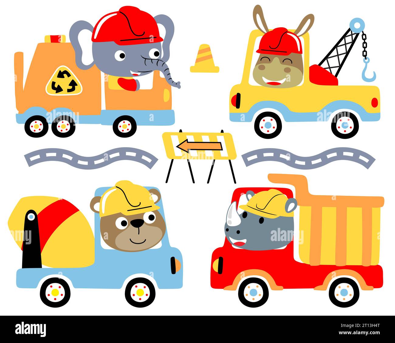 Car tow worker Stock Vector Images - Alamy