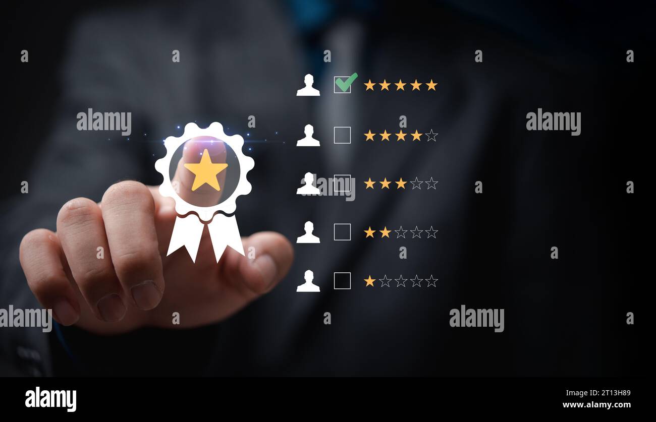 Customer or client review best and excellent service quality feedback ...