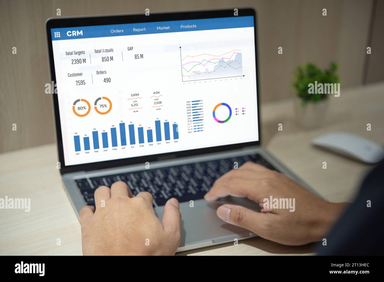 Infographic business datum graphs hi-res stock photography and images ...