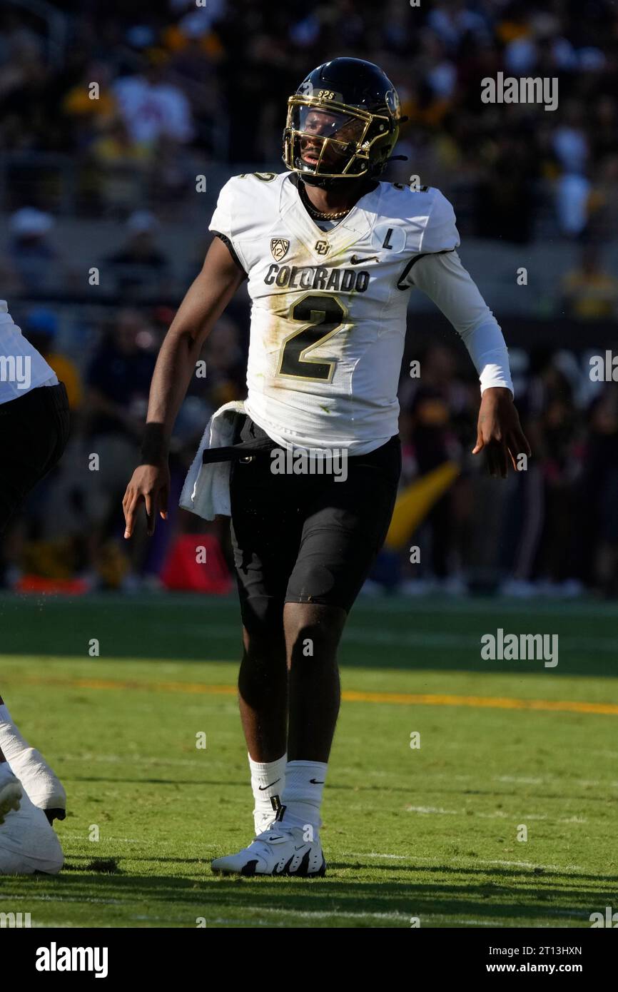Colorado head coach Deion Sanders in the first half during an NCAA ...