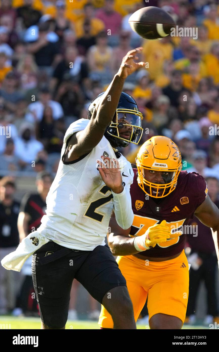 Colorado head coach Deion Sanders in the first half during an NCAA ...